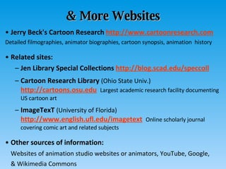 Research Animation and Animators | PPT