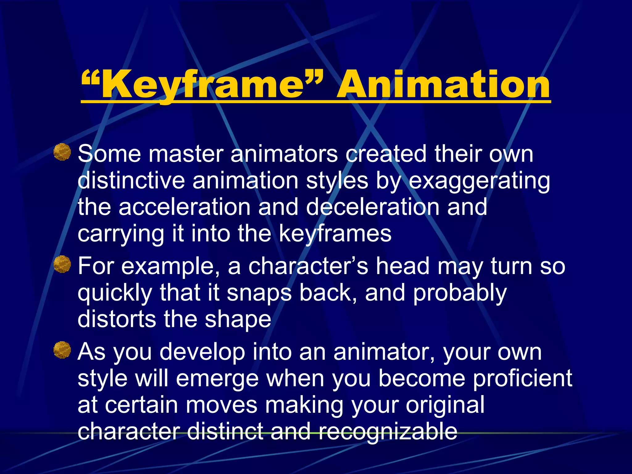 Animation: The Basic Skills | PPT