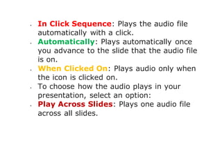 Animation in powerpoint part 1 | DOCX