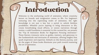 Top 10 Animation Books for Beginners Pursuing Animation | PDF