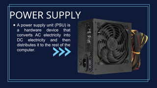 PARTS OF THE COMPUTER - Animation Activity 11 | PPTX