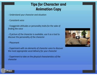 Voice Acting Animation | PDF