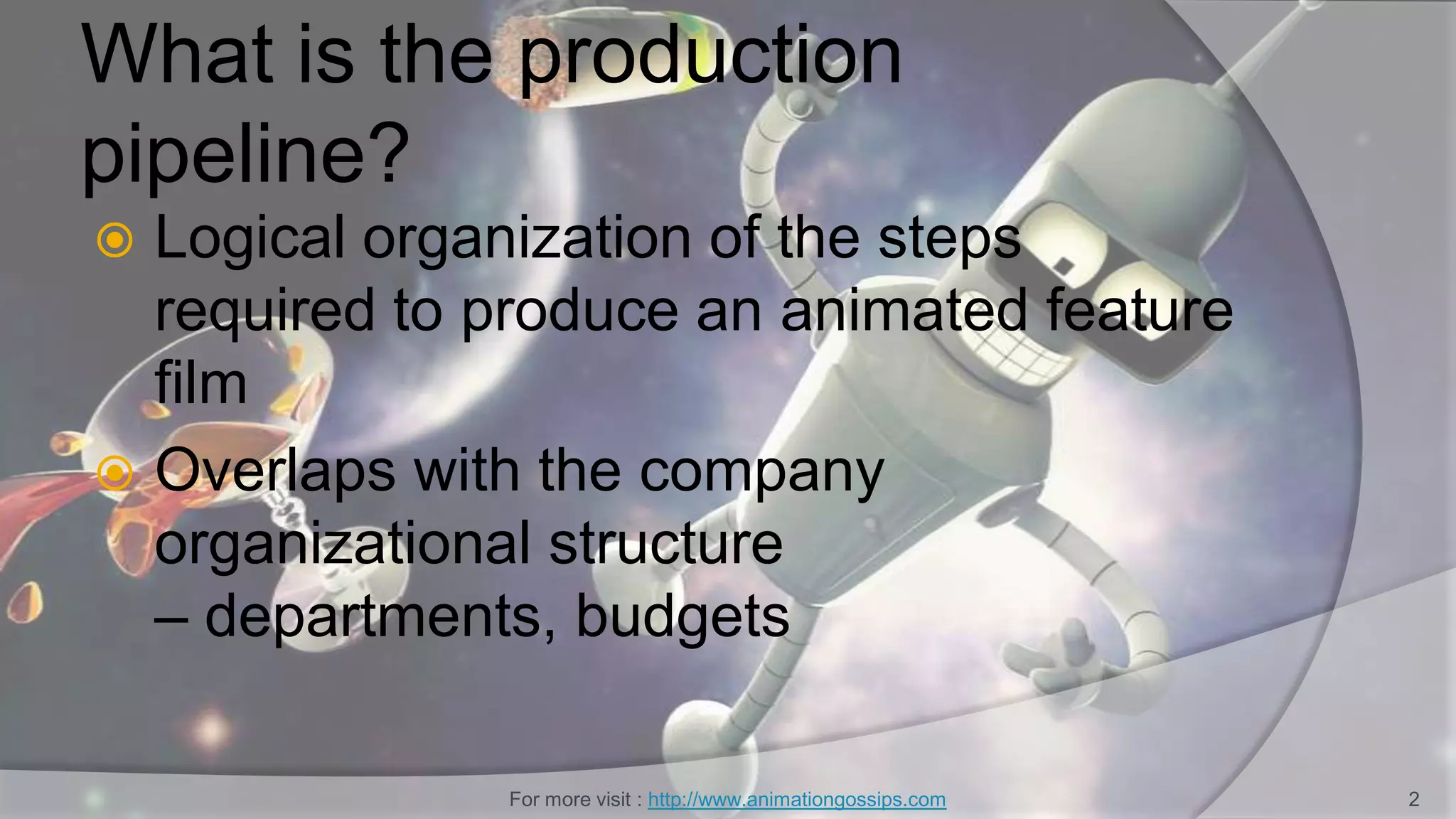 Animation Film Production Pipeline By : animationgossips.com (Jayant ...