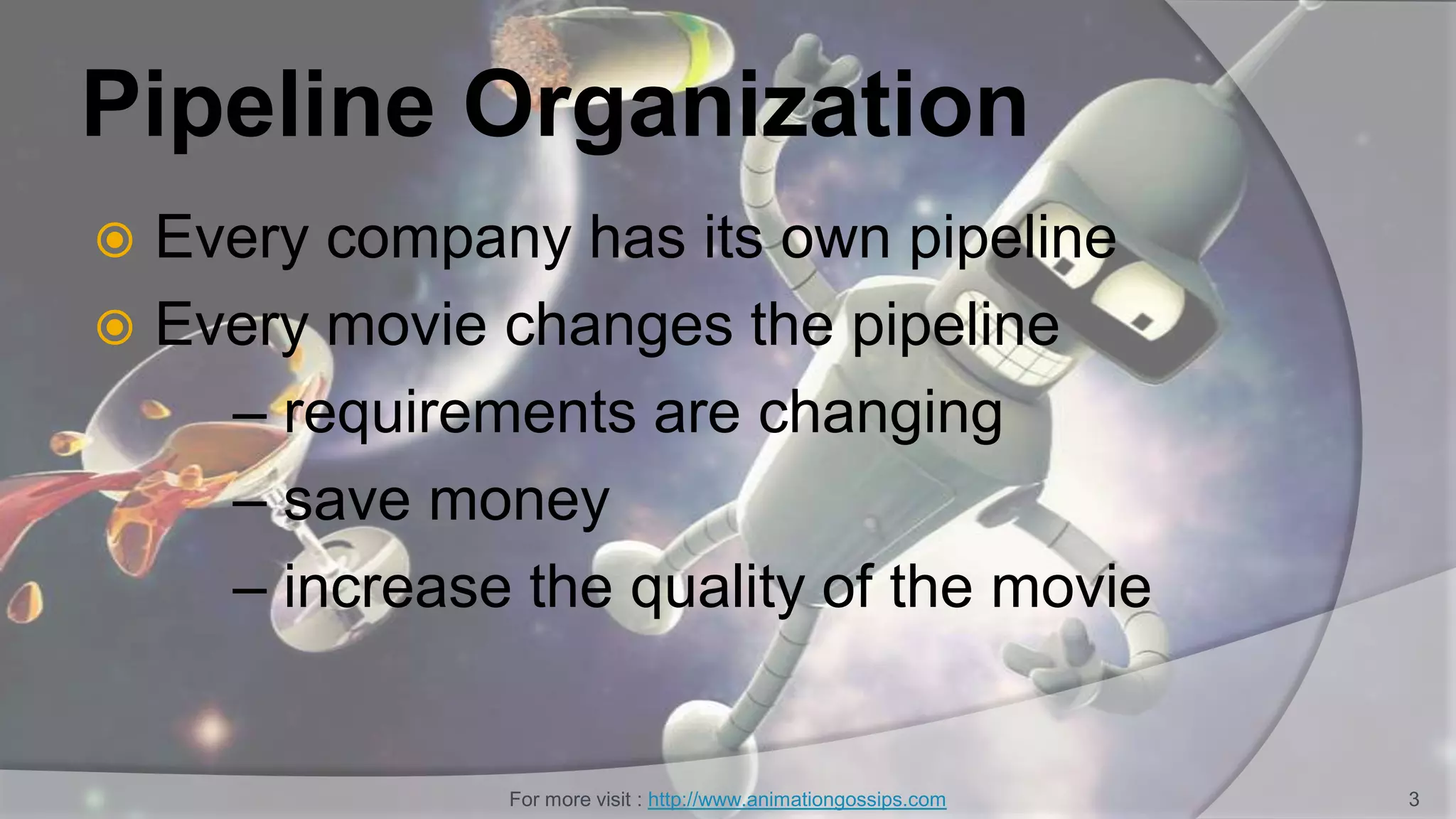 Animation Film Production Pipeline By : animationgossips.com (Jayant ...