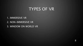 Animation and virtual reality | PPTX