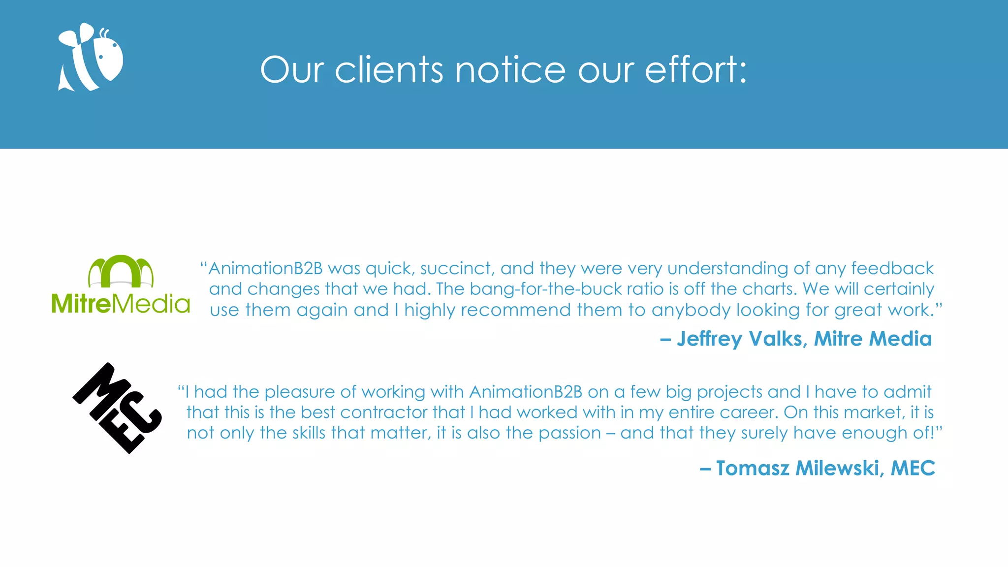 Presentation - Animation B2B | PDF