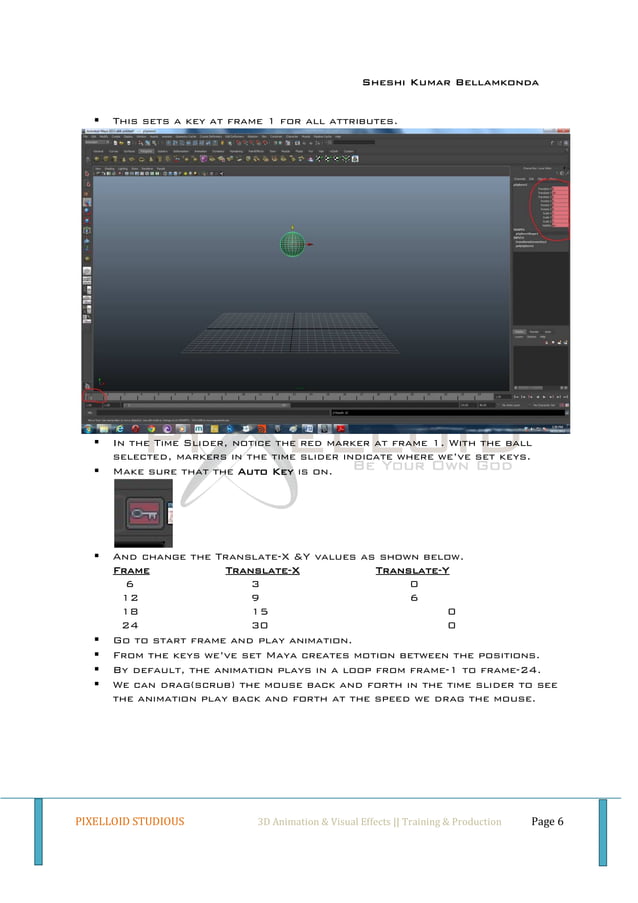 Animation basics | PDF | Computer Animation | Computer Software and Applications