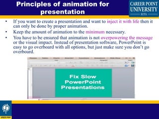 Animation basics for presentation 1 | PPTX