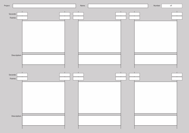 Animation blank storyboard_100113 | PDF