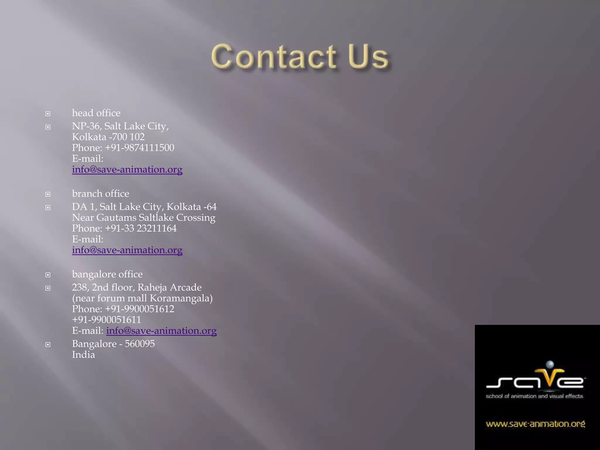 Animation consequences in india | PPTX | Computer Animation | Computer Software and Applications