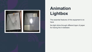 Animation introduction and Materials use in Animation | PPT