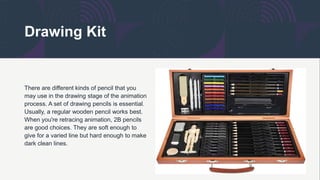 Animation introduction and Materials use in Animation | PPT