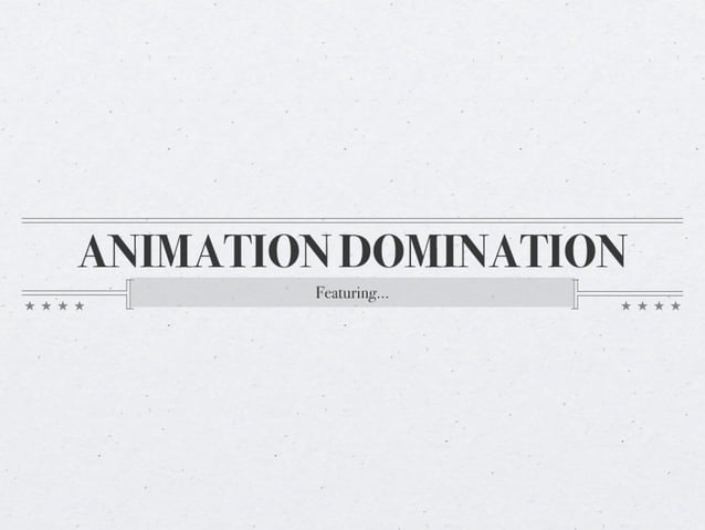 Animation domination | PDF