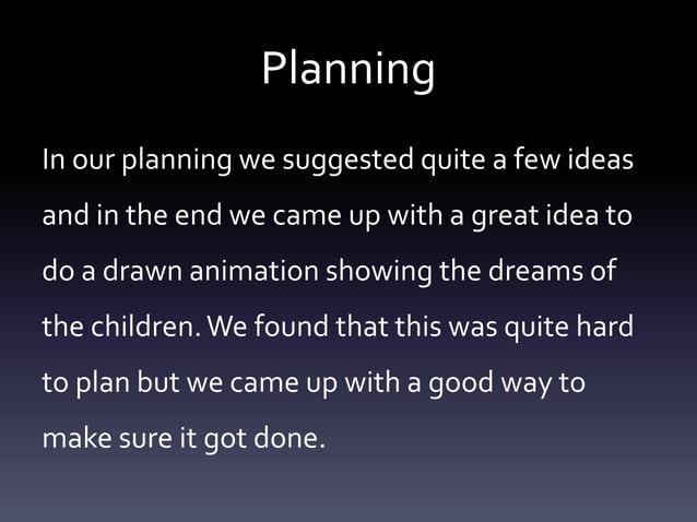 Animation Evaluation | PPT