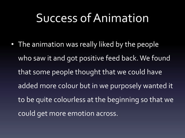 Animation Evaluation | PPT