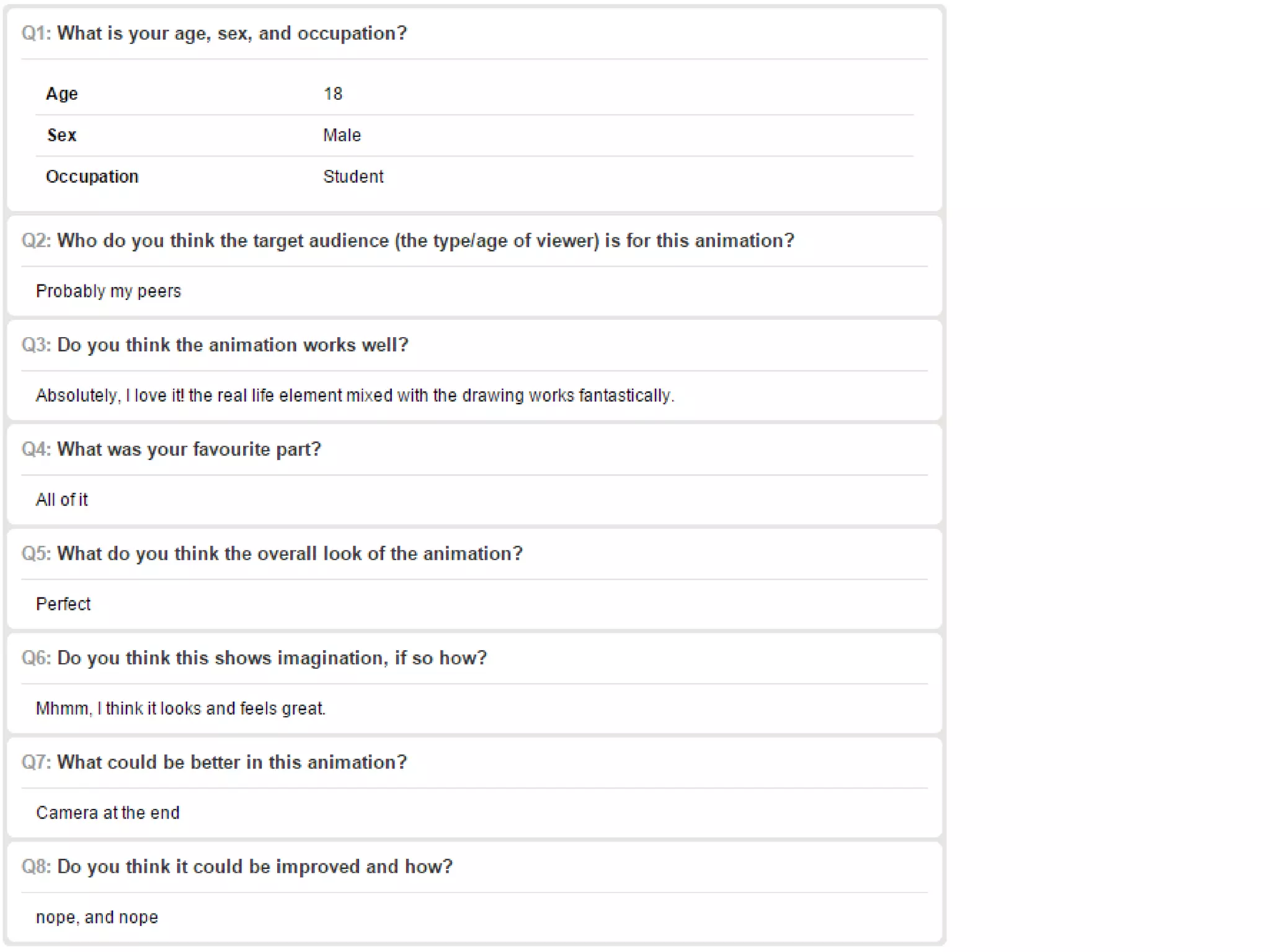 Animation feedback Presentation | PPTX