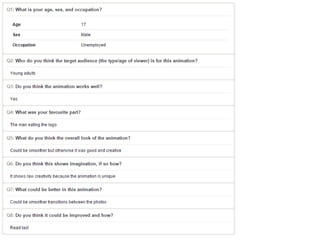 Animation feedback Presentation | PPTX