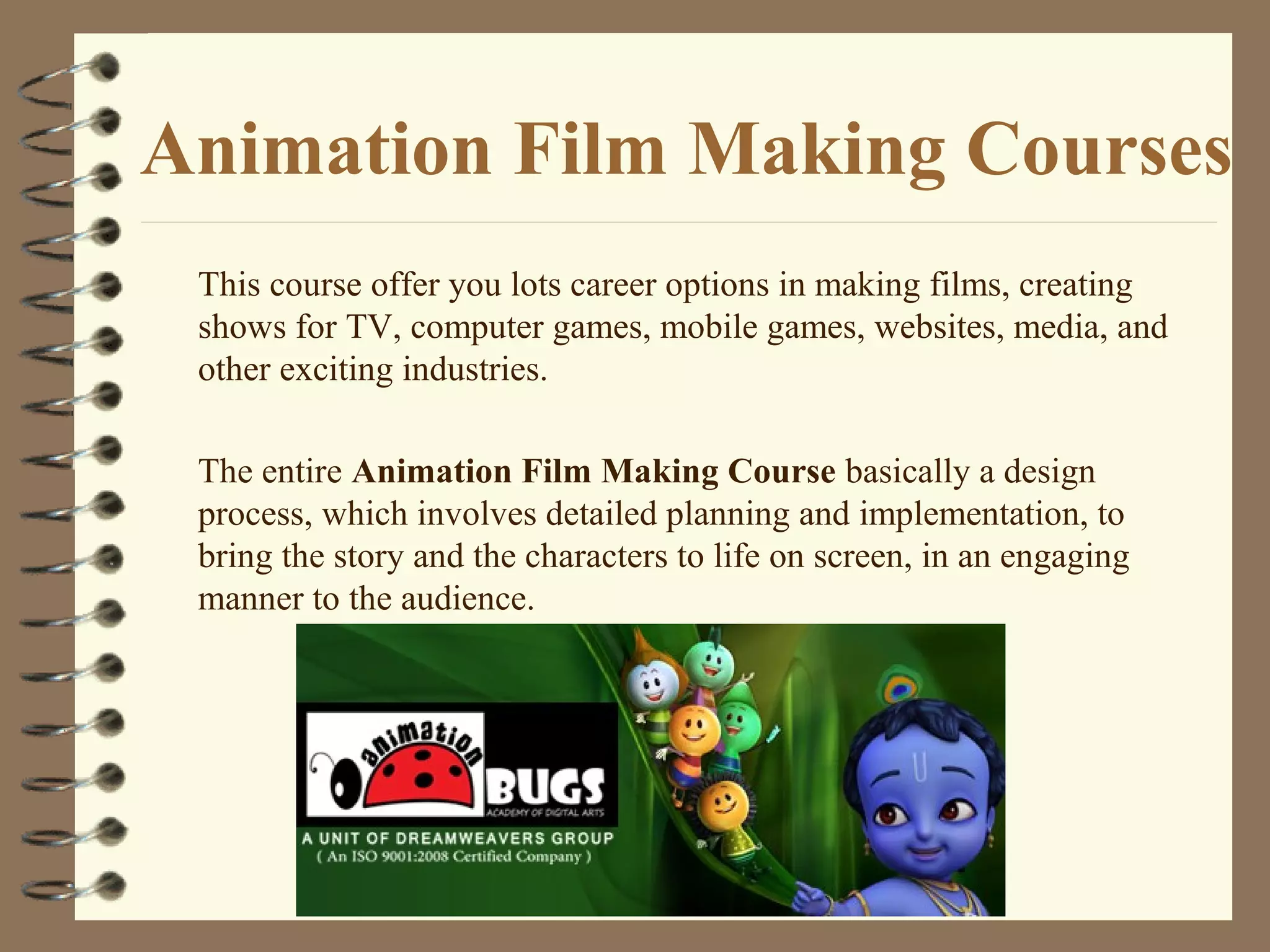 Animation Film Making Course | PPT