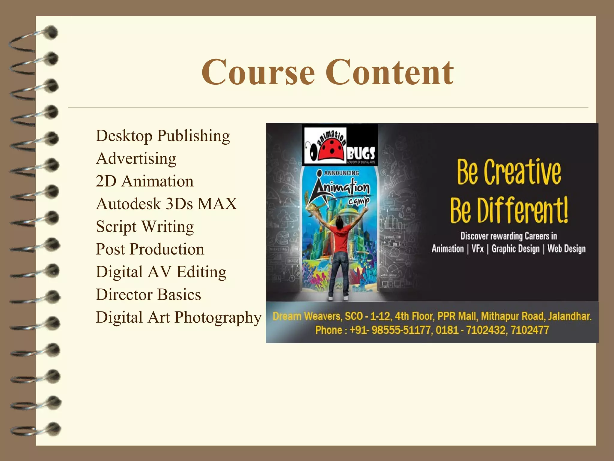 Animation Film Making Course | PPT | Computer Animation | Computer Software and Applications
