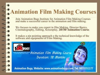 Animation Film Making Course | PPT | Computer Animation | Computer ...