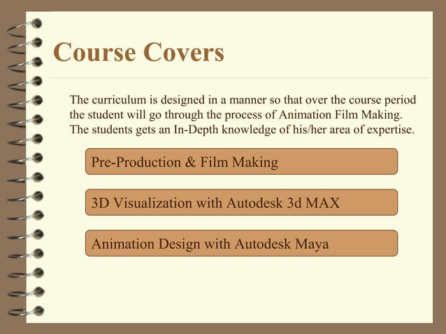 Animation Film Making Course | PPT | Computer Animation | Computer Software and Applications