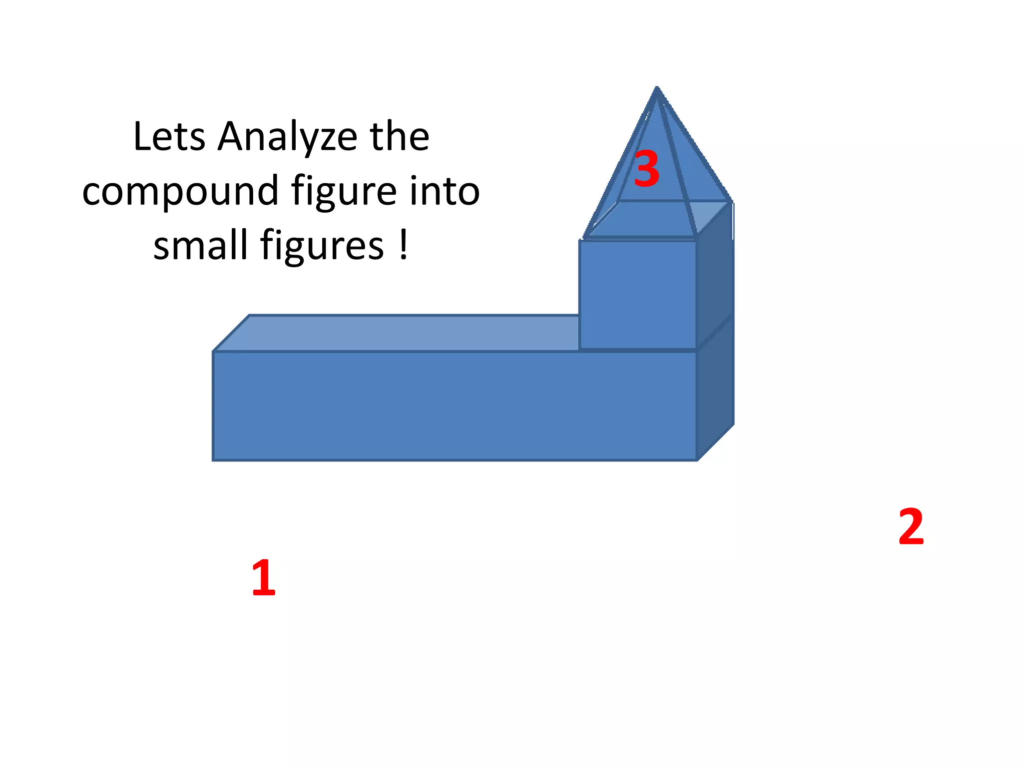 Animation for finding the volume of a 3 d compund figure (qn. 9) | PPT