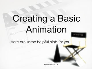 Animation HInts | PPT