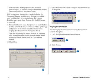 Animation in arc_map_tutorial | PDF