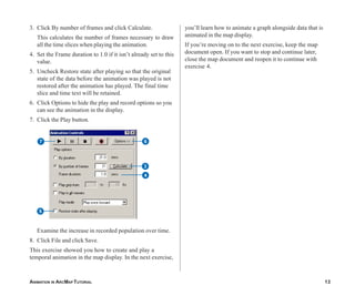 Animation in arc_map_tutorial | PDF