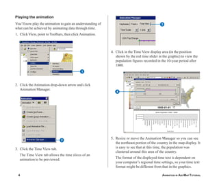 Animation in arc_map_tutorial | PDF