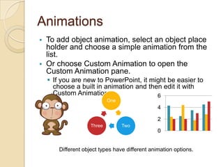 Animation in power point | PPTX