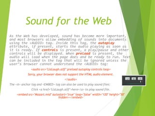 Animation in the web | PPTX