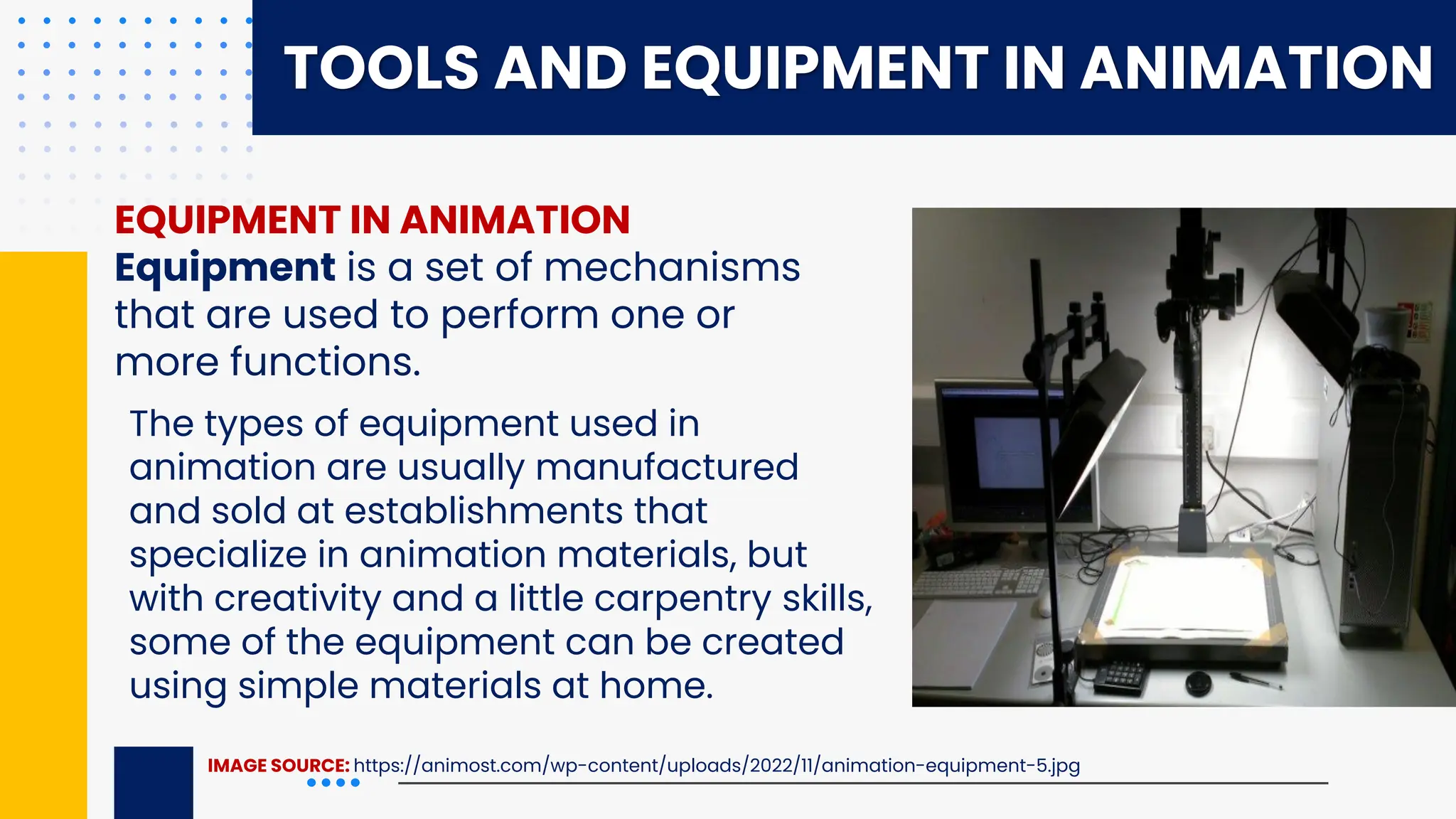 Animation Lesson 4 - Tools and Equipment in Animation.pdf | Computer ...