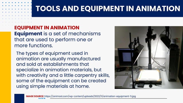 Animation Lesson 4 - Tools and Equipment in Animation.pdf | Computer Animation | Computer ...