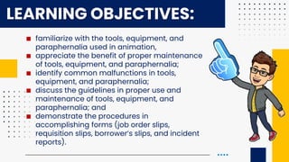 Animation Lesson 4 - Tools and Equipment in Animation.pdf