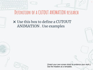 Animation logbook | PPT
