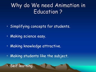 Using Animation in Education | PPSX