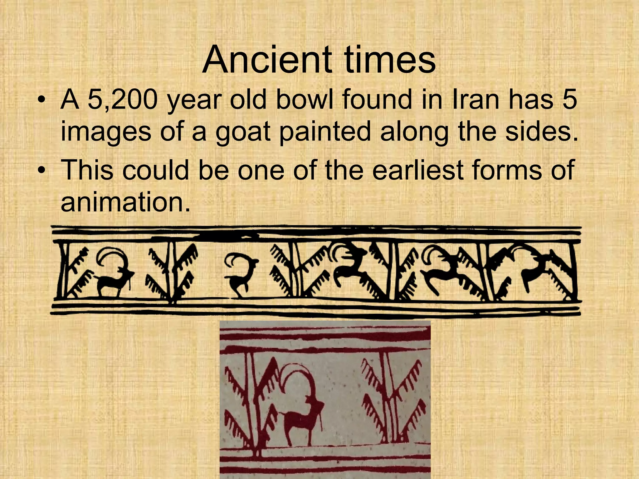 Animation Timeline BC to 1877 | PPT | Computer Animation | Computer Software and Applications