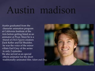 Animation pixar | PPTX | Computer Animation | Computer Software and ...