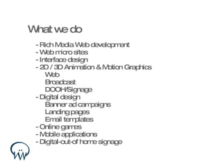 The Basement Design + Motion's Animation Process Presentation | PPT
