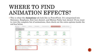 Animations-vs-Transitionlguffififfyfhcohcogxog | PPT