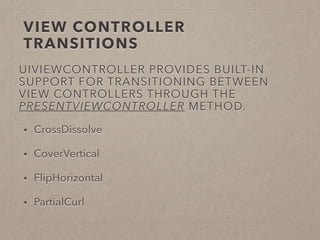 A short guide to animations in iOS | PPT