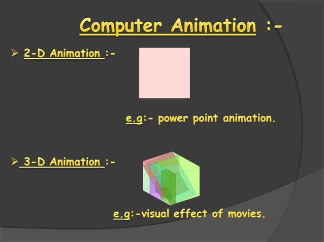 ppt on animations | PPT | Computer Animation | Computer Software and Applications