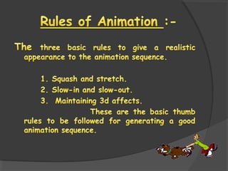 ppt on animations | PPT | Computer Animation | Computer Software and Applications