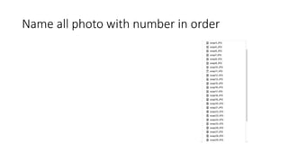 Animation step by step instruction | PPT