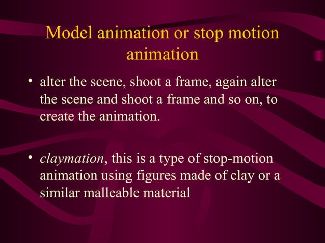 Animation technique | PPT | Computer Animation | Computer Software and Applications