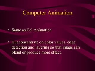 Animation technique | PPT | Computer Animation | Computer Software and ...