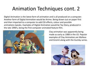 Animation techniques | PPT