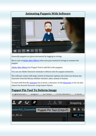 Incredible Puppet Animation Techniques | PDF