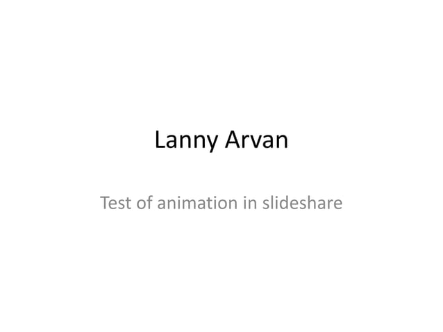 Animation Test | PPTX
